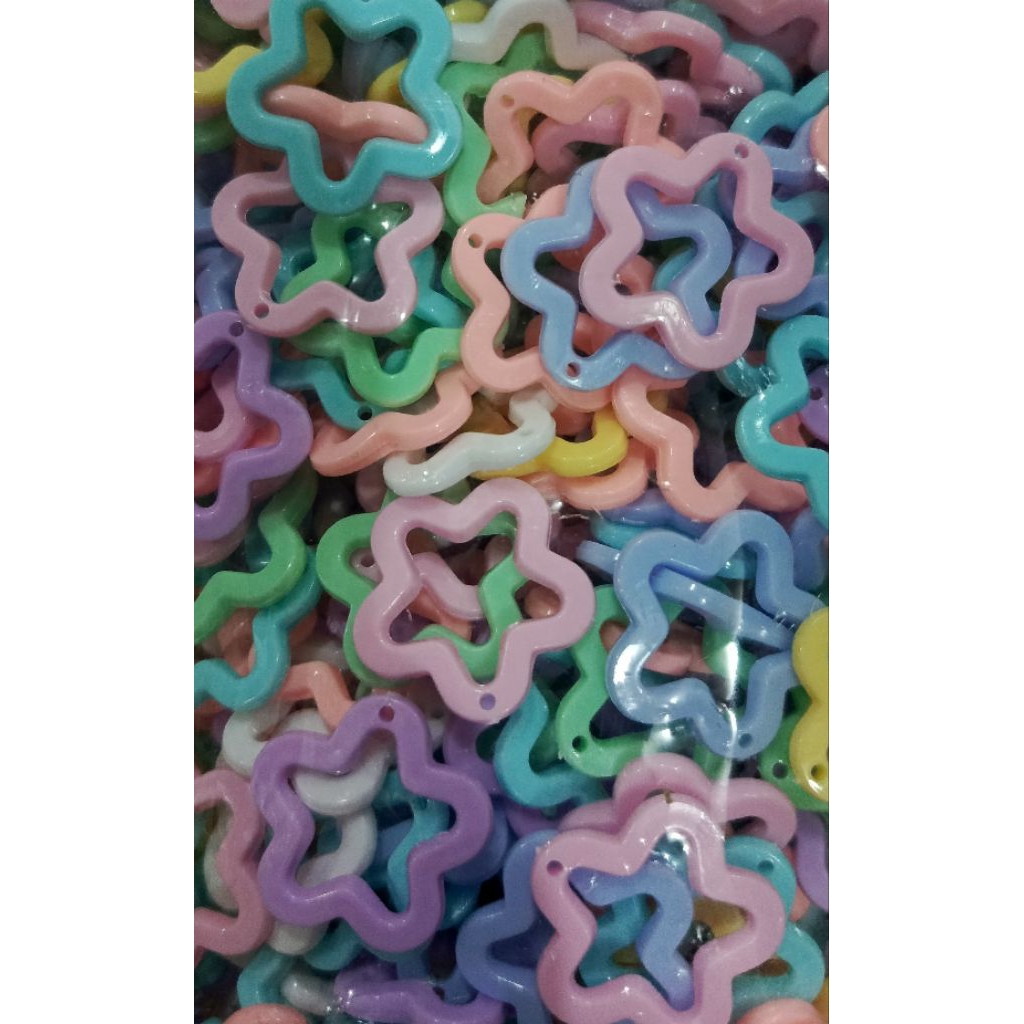 Jual manik bintang gantung pastel isi 1 pon(450gr) | Shopee Indonesia