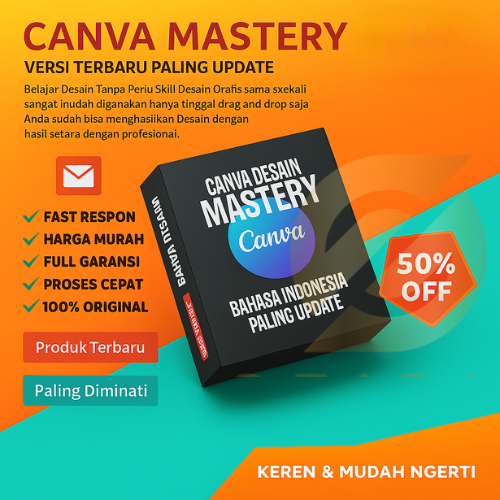 Jual Canva Desain Mastery | Panduan Belajar Desain Canva untuk Pemula (Lengkap Bahasa Indonesia ...