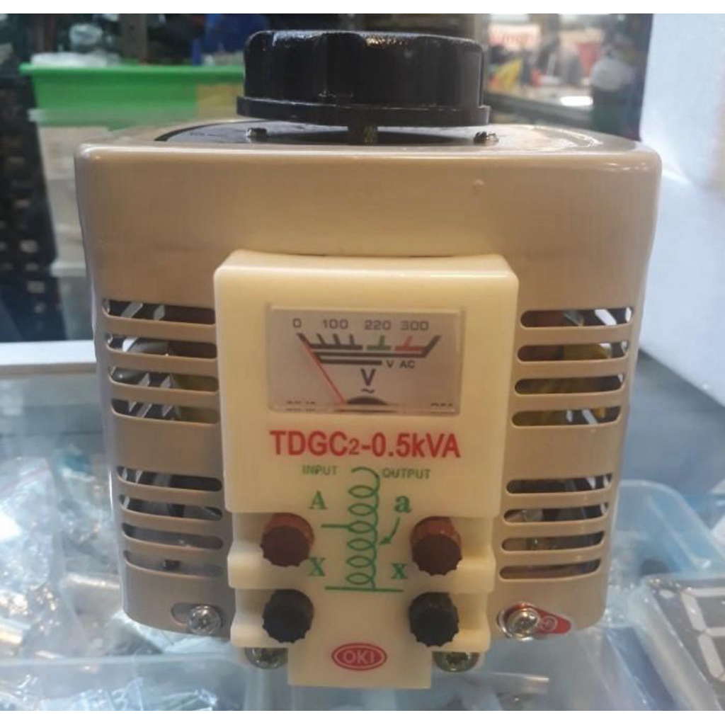 Jual Transformer Slide Regulator OKI TDGC2 500Va Transformer Slide ...