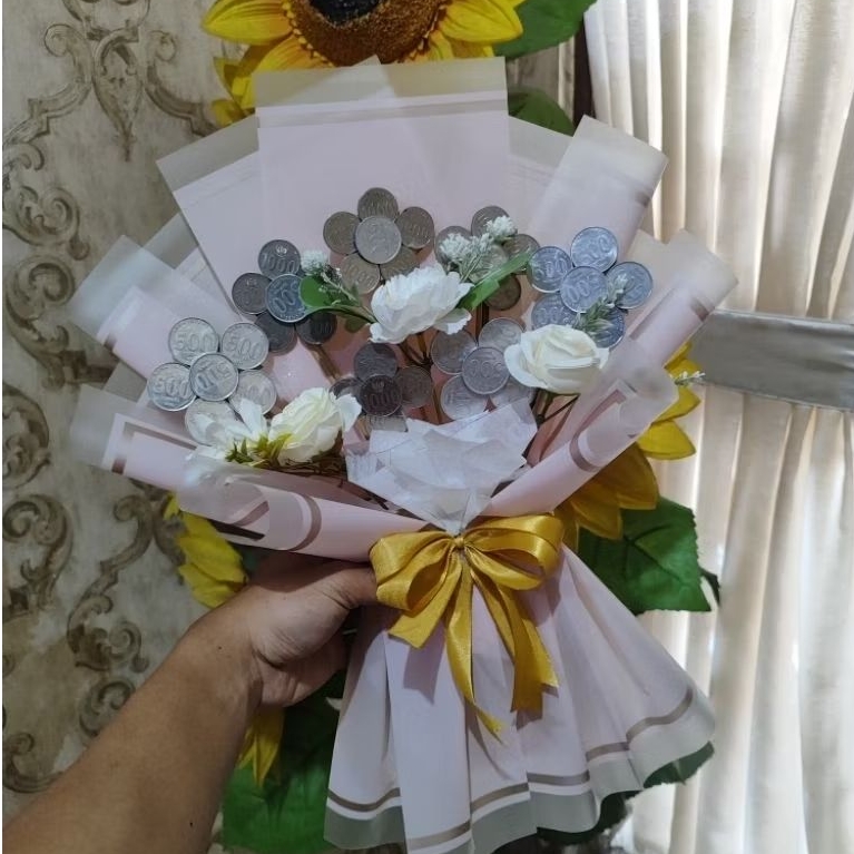 Jual BUCKET KOIN / BUKET UANG KOIN / BUCKET WISUDA / BUKET UANG / BUKET ...