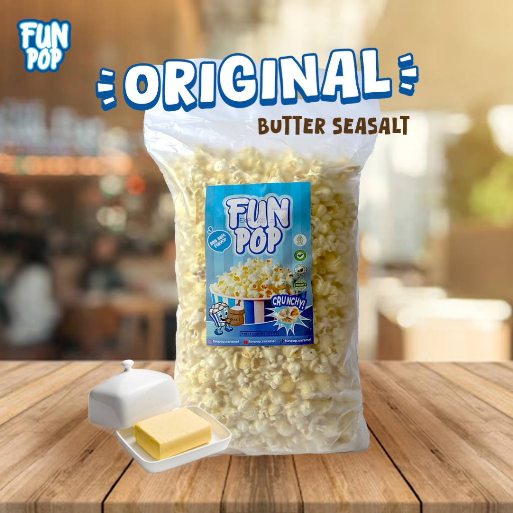 Jual Funpop Popcorn – Butter Sea Salt | Shopee Indonesia