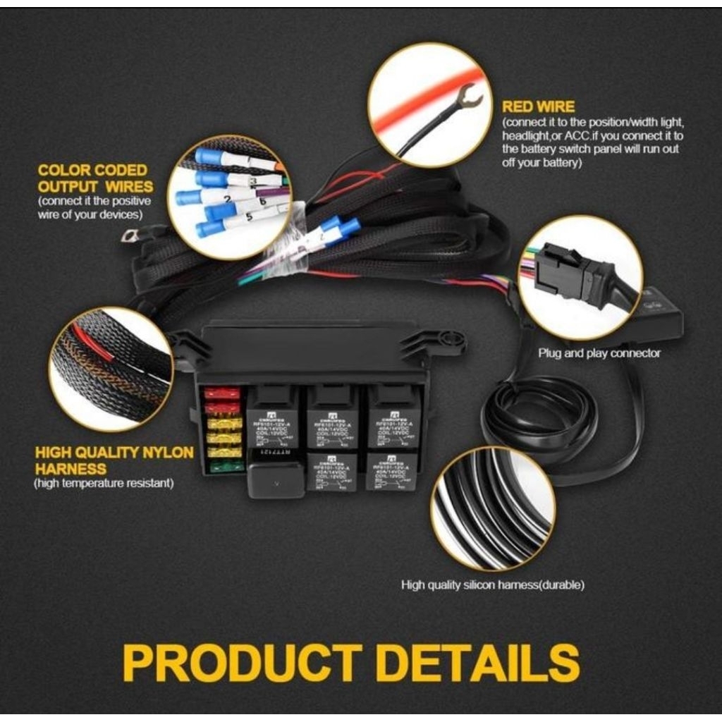 Jual Switch Panel 6 Gang , Switch Saklar Panel 6 Tombol , Switch Panel ...