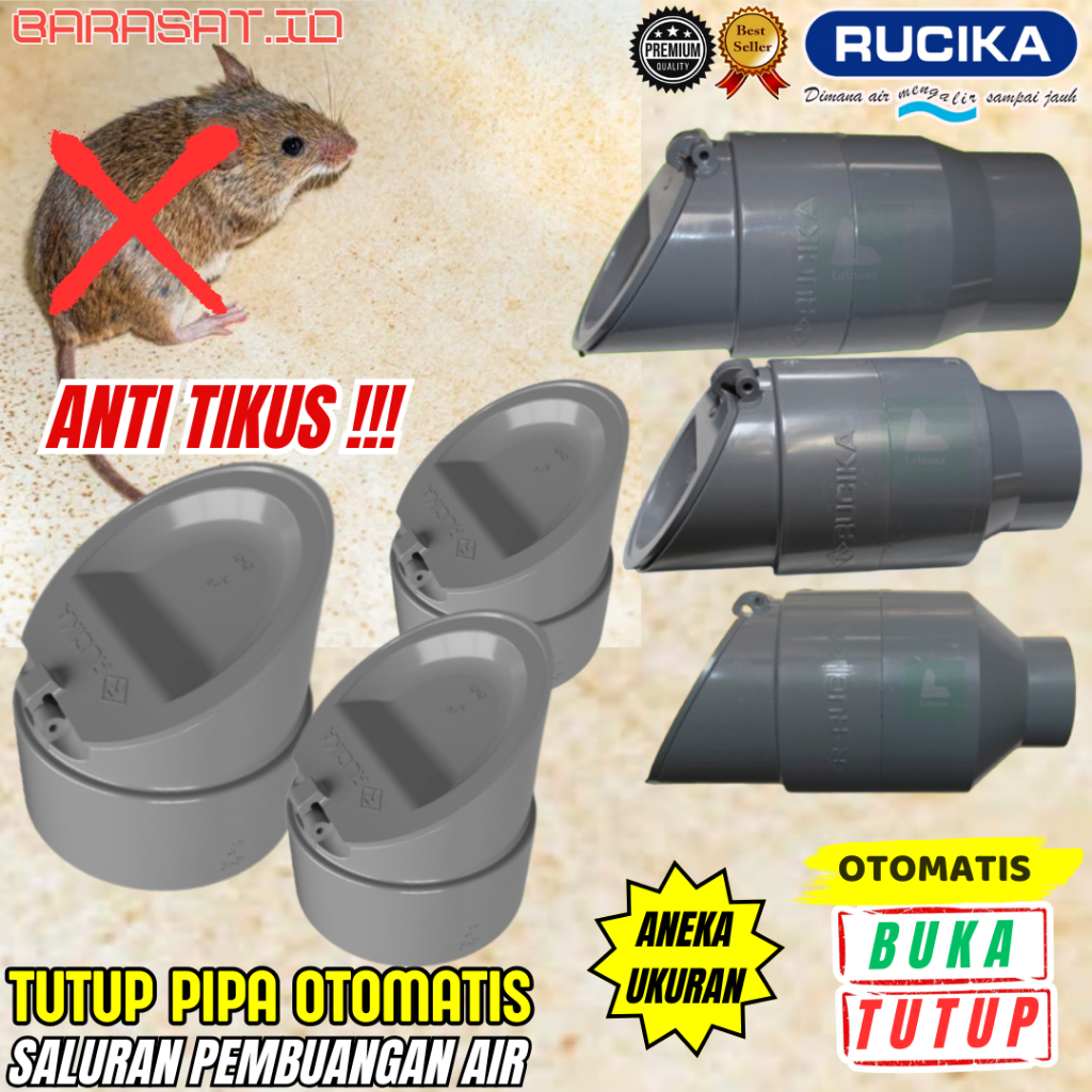 Jual Fitting Pipa Anti Bau Cegah Hewan Masuk Katup Otomatis Selokan ...