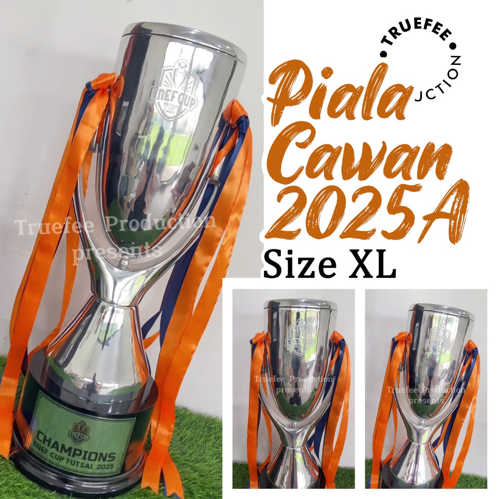 Jual PIALA LOGAM ALUMUNIUM CAWAN 2025-A SIZE XL CHAMPIONS CUP TROPHY ...