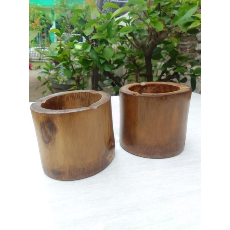 Jual asbak bambu unik finishing kilap halus | Shopee Indonesia