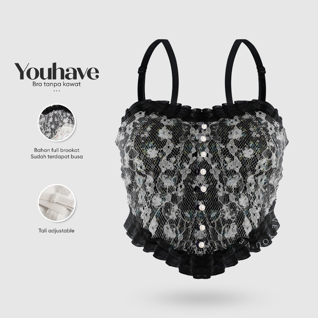 Jual You've (You Have) TankTop Bustier Tank top Wanita Singlet Bralette ...