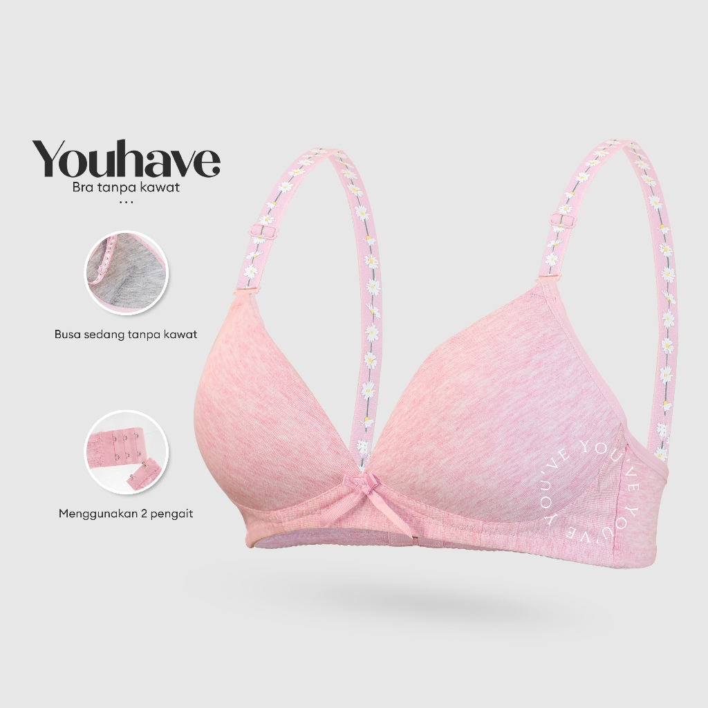Jual You’ve (YouHave) BH Wanita Bra Wanita Remaja Busa Tipis Tanpa ...