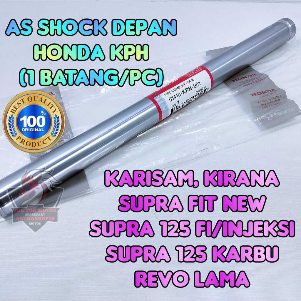Jual As Shok Depan KPH Asli Original Motor Honda Karisma , Kirana , Supra Fit New , Supra X 125 ...