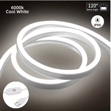 Jual Lampu Strip Neon LED 12V PANJANG 5M KUALITAS SUPER Lampu Neon Tali ...