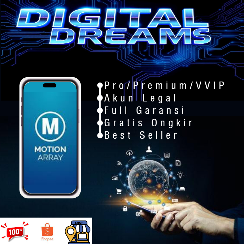 Jual Motion Array Premium 1 Tahun Murah Garansi Full (Toko Buka 24 Jam ...