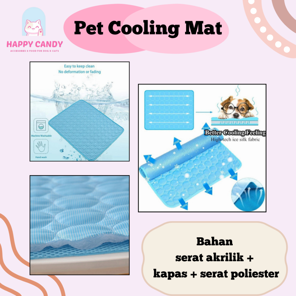 Jual Alas Pendingin Hewan Alas Karpet Dingin Summer Pet Cooling Mat ...