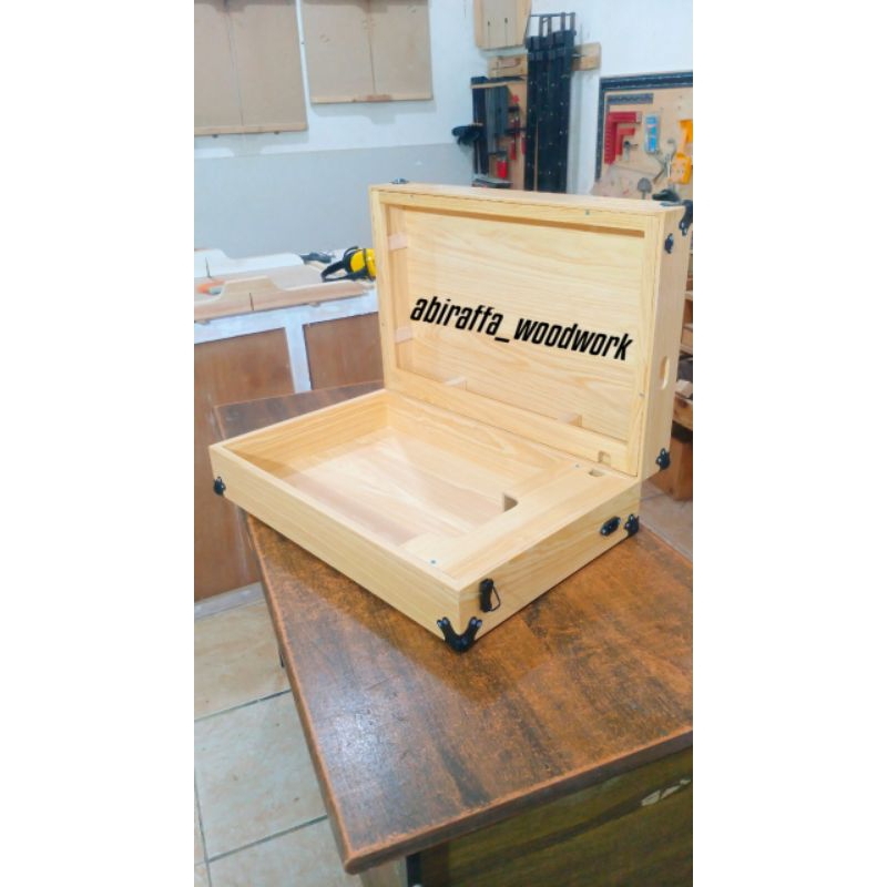 Jual playbox 24 inch - kotak kayu berkualitas | Shopee Indonesia