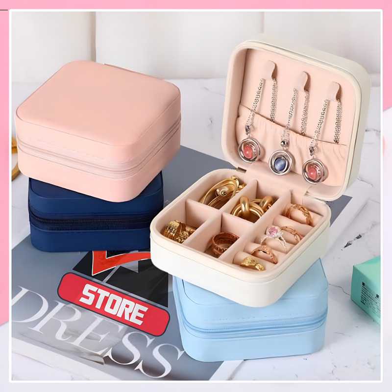 Jual KOTAK PENYIMPANAN PERHIASAN / BOX PERHIASAN (HANYA BOX) | Shopee ...