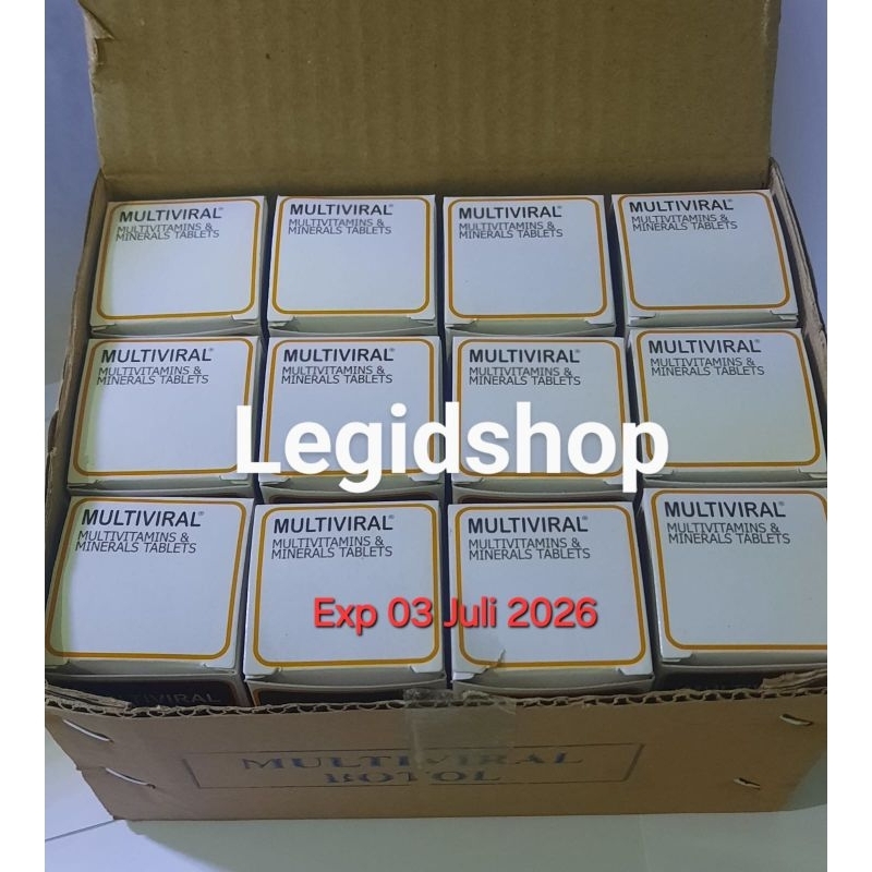 Jual Vitamin Multiviral Botol ED Juli '26 | Shopee Indonesia