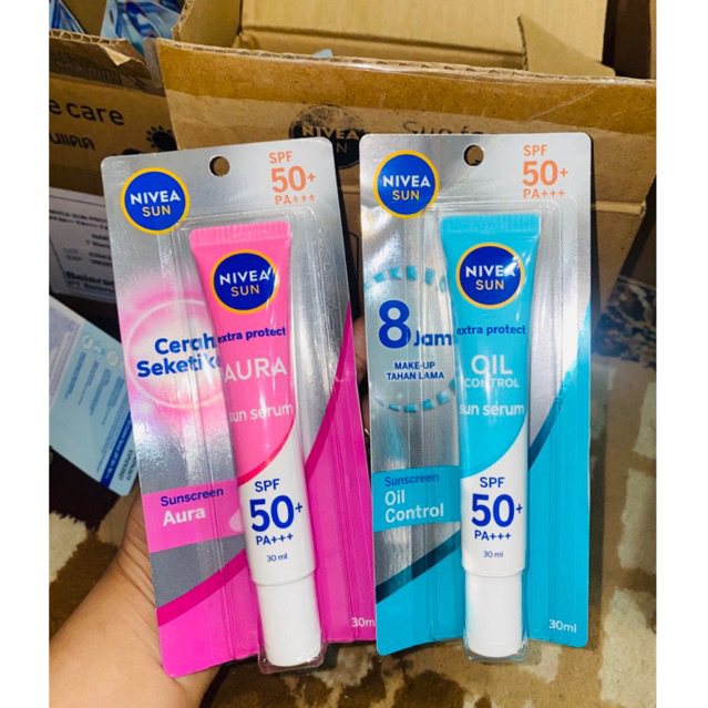 Jual NIVEA Sun Face Protection Serum Spf 50+ Pa +++ - Oil Control NIVEA ...