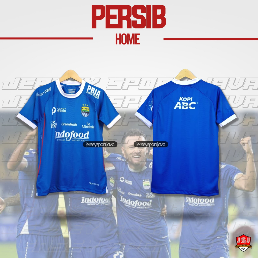 Jual ( READY STOK ) JERSEY BAJU BOLA PRIA PERSIB BANDUNG HOME LIGA 1 ...