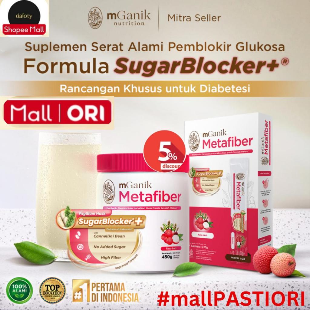 Jual mGanik Metafiber 450gr Leci - Sugar Blocker Plus | Shopee Indonesia
