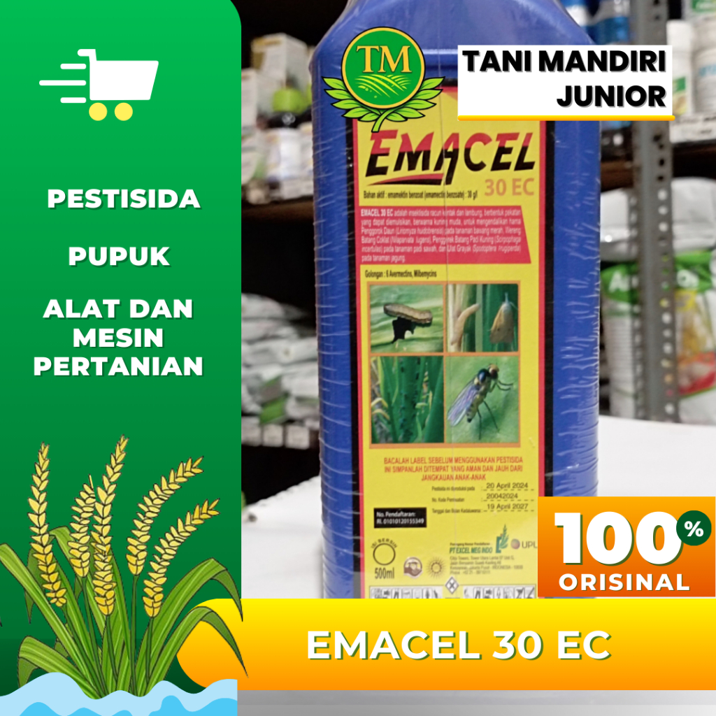 Jual EMACEL 30 EC (Insektisida kontak dan lambung, bahan aktif ...