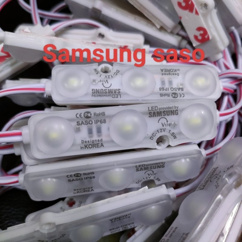Jual LED module Samsung Saso dof mata besar 5630 power 1,5W DC 12V ...