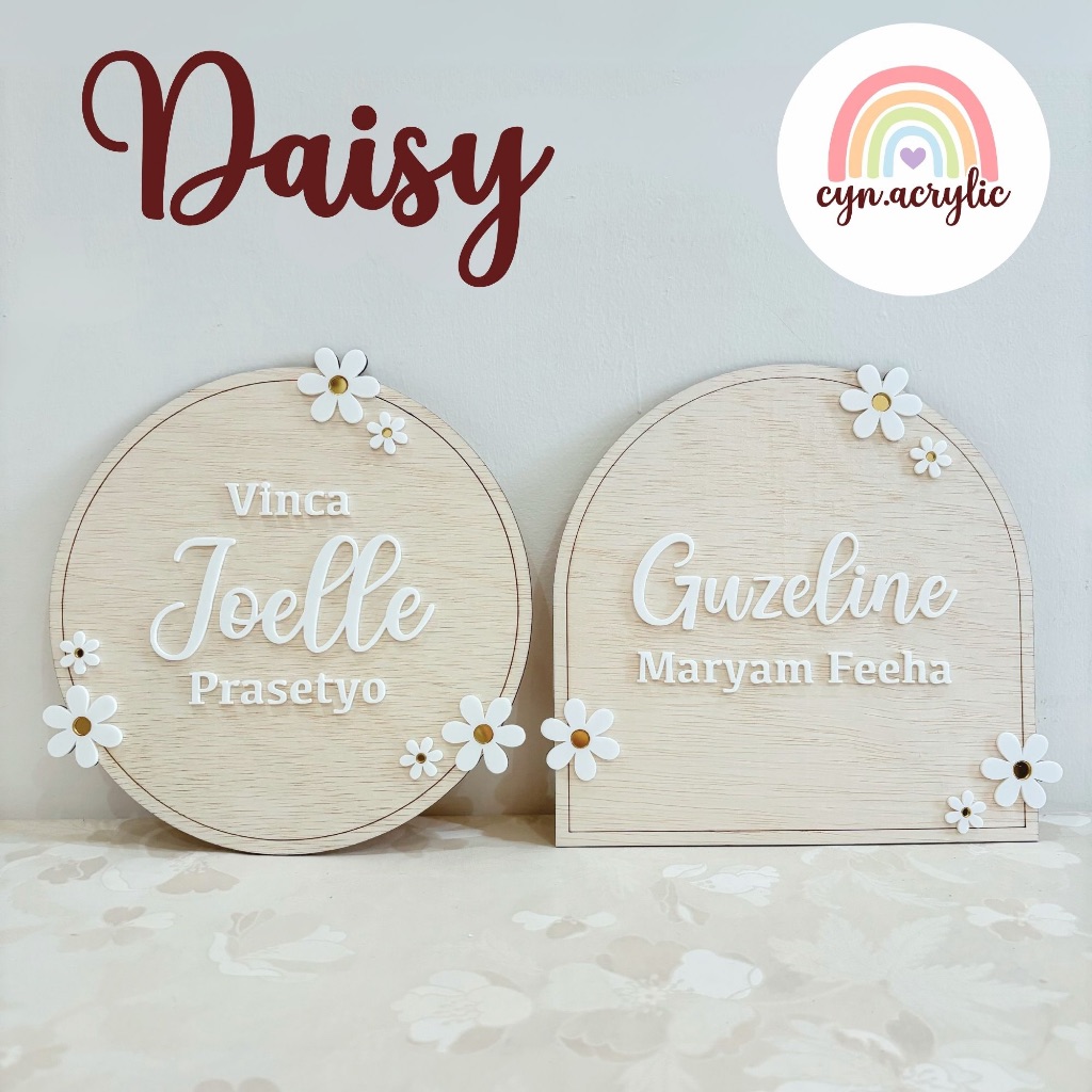 Jual Joelle Daisy Name Board (PO 2 hari saja) | Shopee Indonesia