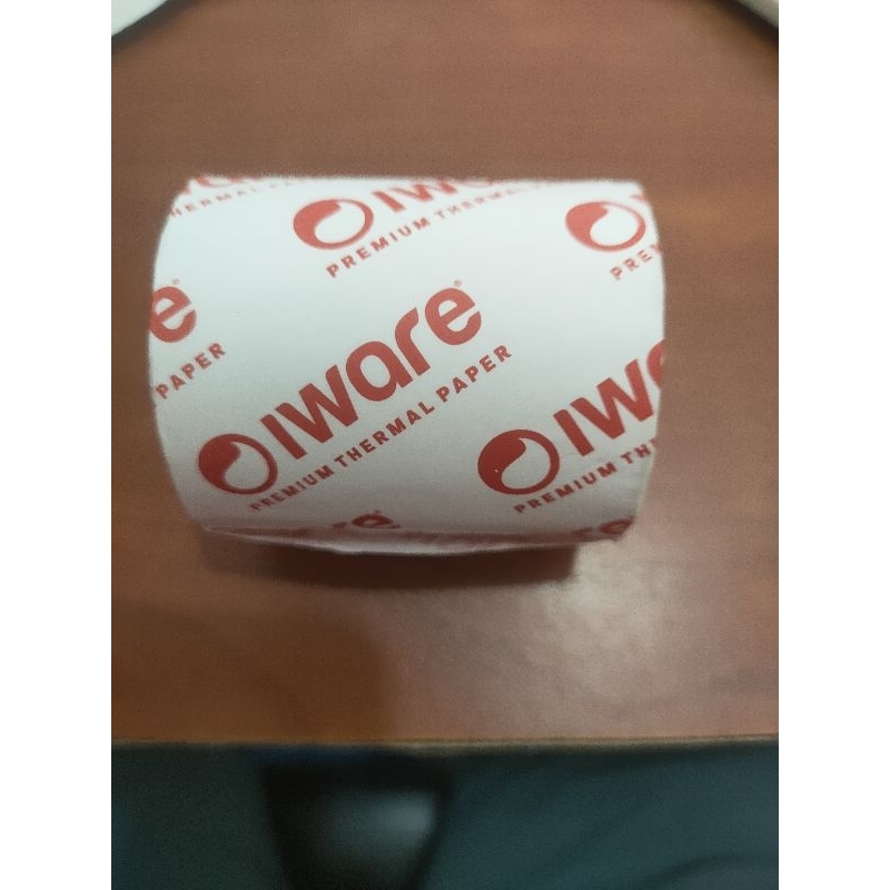 Jual kertas thermal,resi thermal merk iware ukuran 57 mm x 50 mm harga ...
