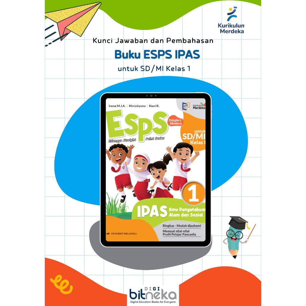 Jual Kunci Jawaban Buku ESPS IPAS SD/MI Kelas 1 Kurikulum Merdeka-Erlangga | Shopee Indonesia