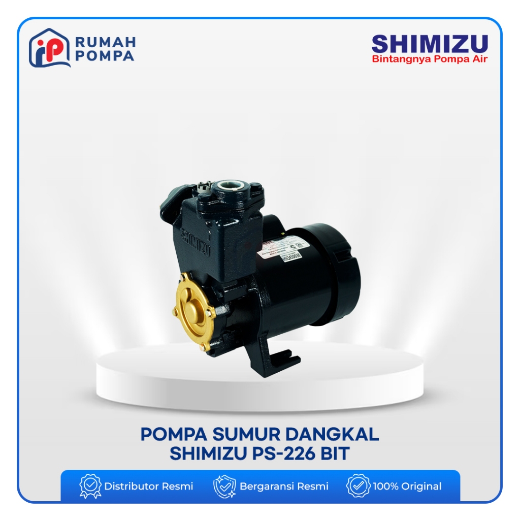 Jual POMPA AIR SUMUR DANGKAL SHIMIZU PS-226 BIT | Shopee Indonesia