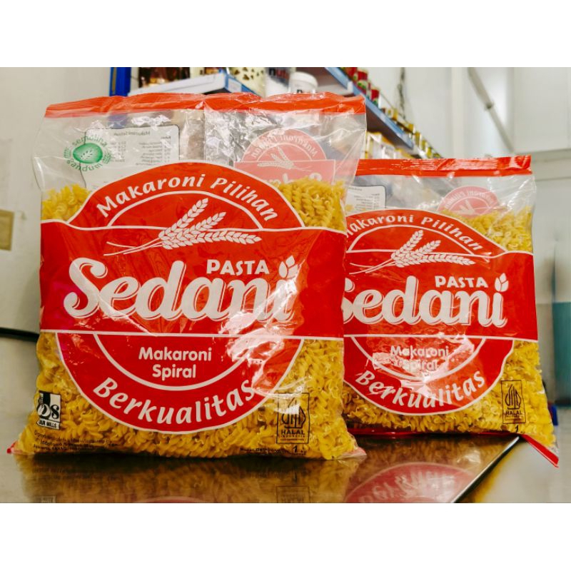 Jual Pasta Sedani Makaroni Spiral 1kg/Makaroni Spiral/Makaroni Spiral ...