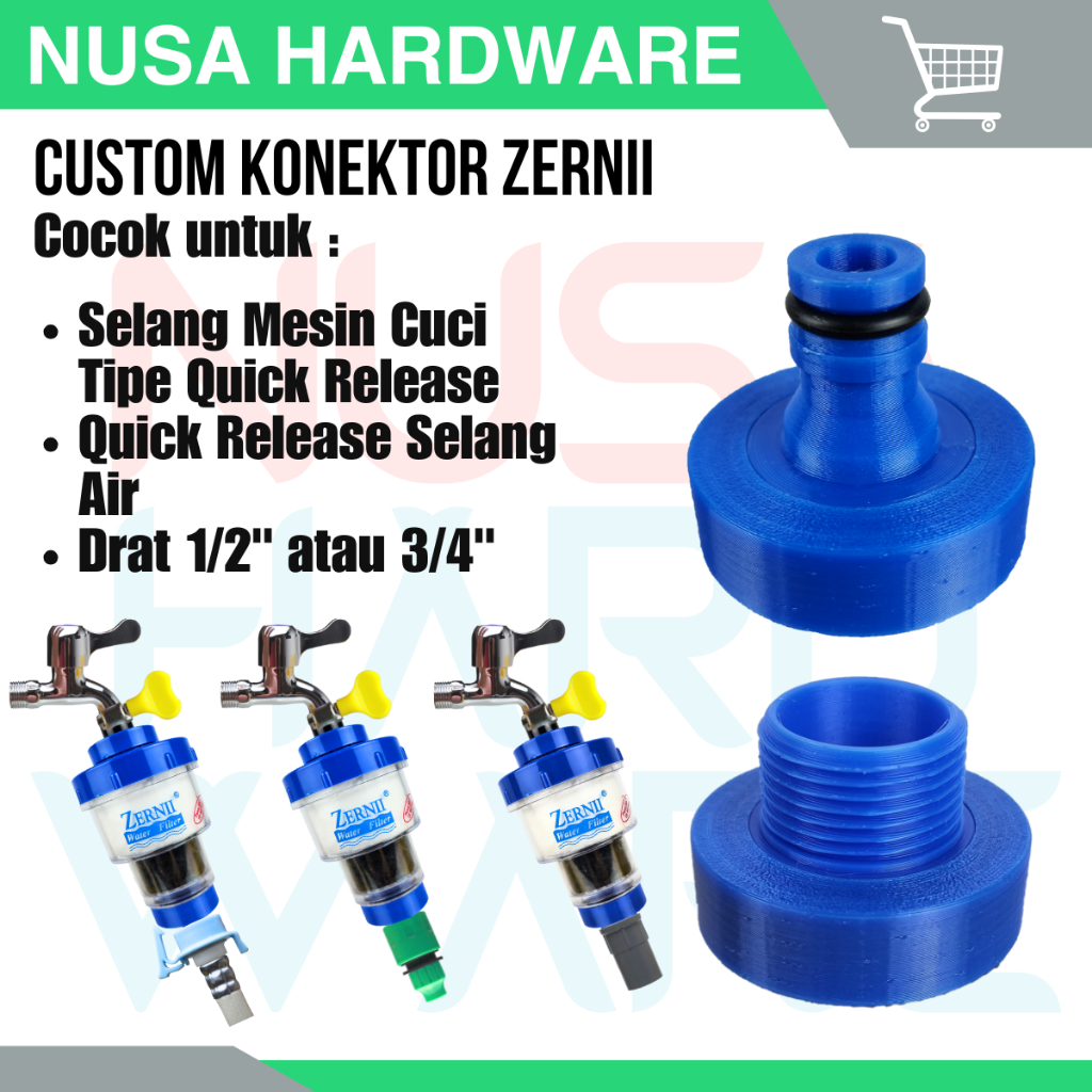 Jual Custom Aksesoris Sambungan Zernii Filter Air Output / Keluar ...