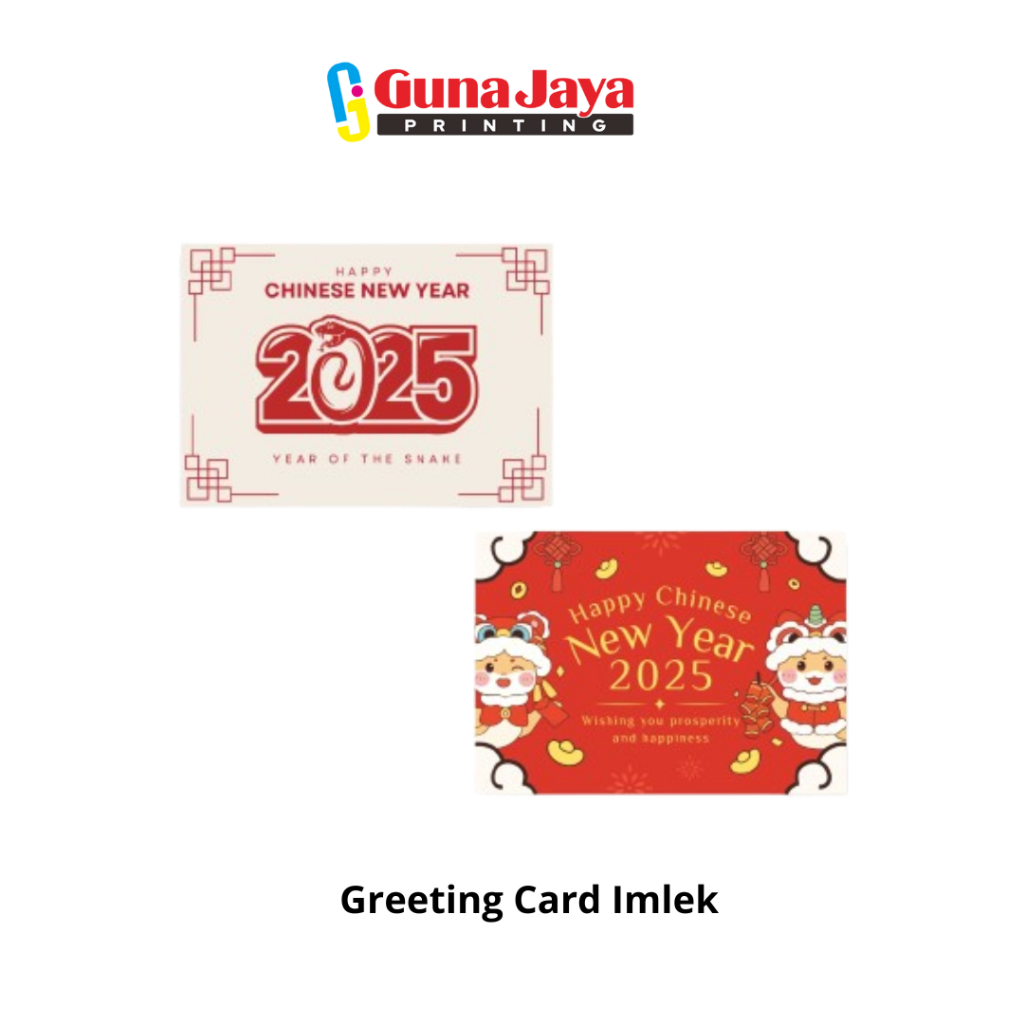 Jual Greeting Card Imlek |Kartu Ucapan Imlek Hampers 2025 | Kartu Imlek ...