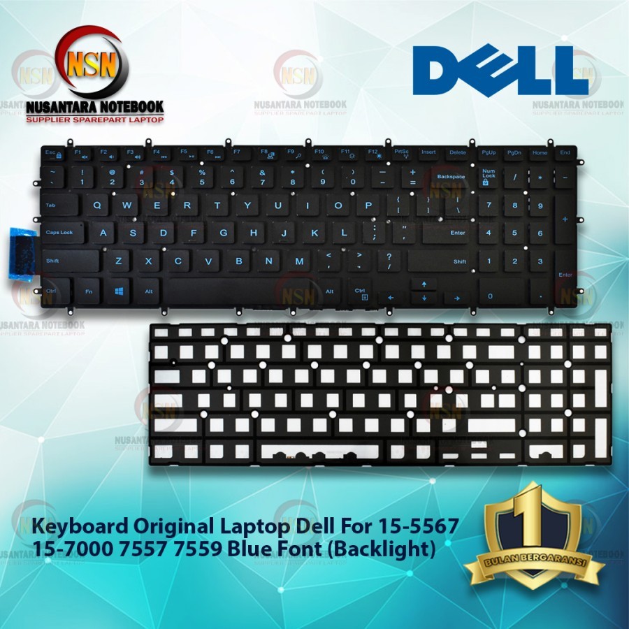 Jual Keyboard Original Laptop For 7557 7559 15-5567 15-7000 BackLight ...