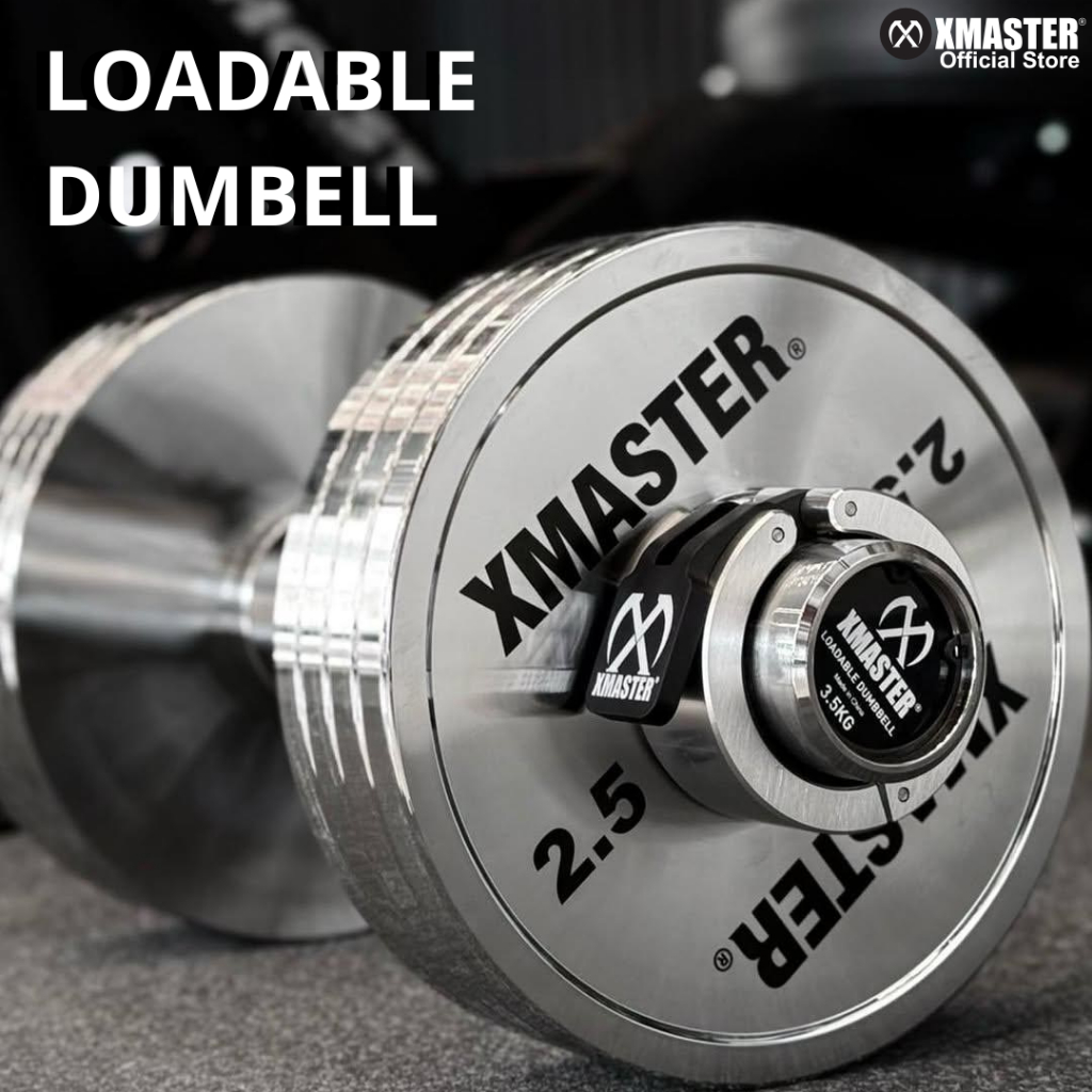 Jual XMASTER Adjustable Dumbbell set Mini Barbell load 120KG Fitness ...