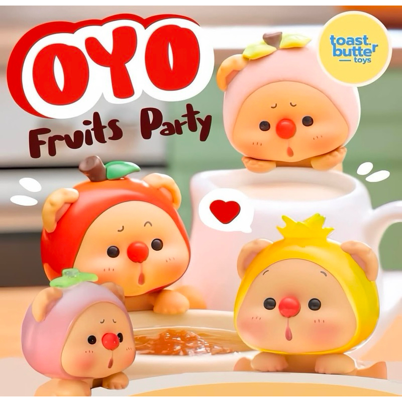Jual [READY STOK] OYO x JOTOYS fruits party series hippers blindbox ...