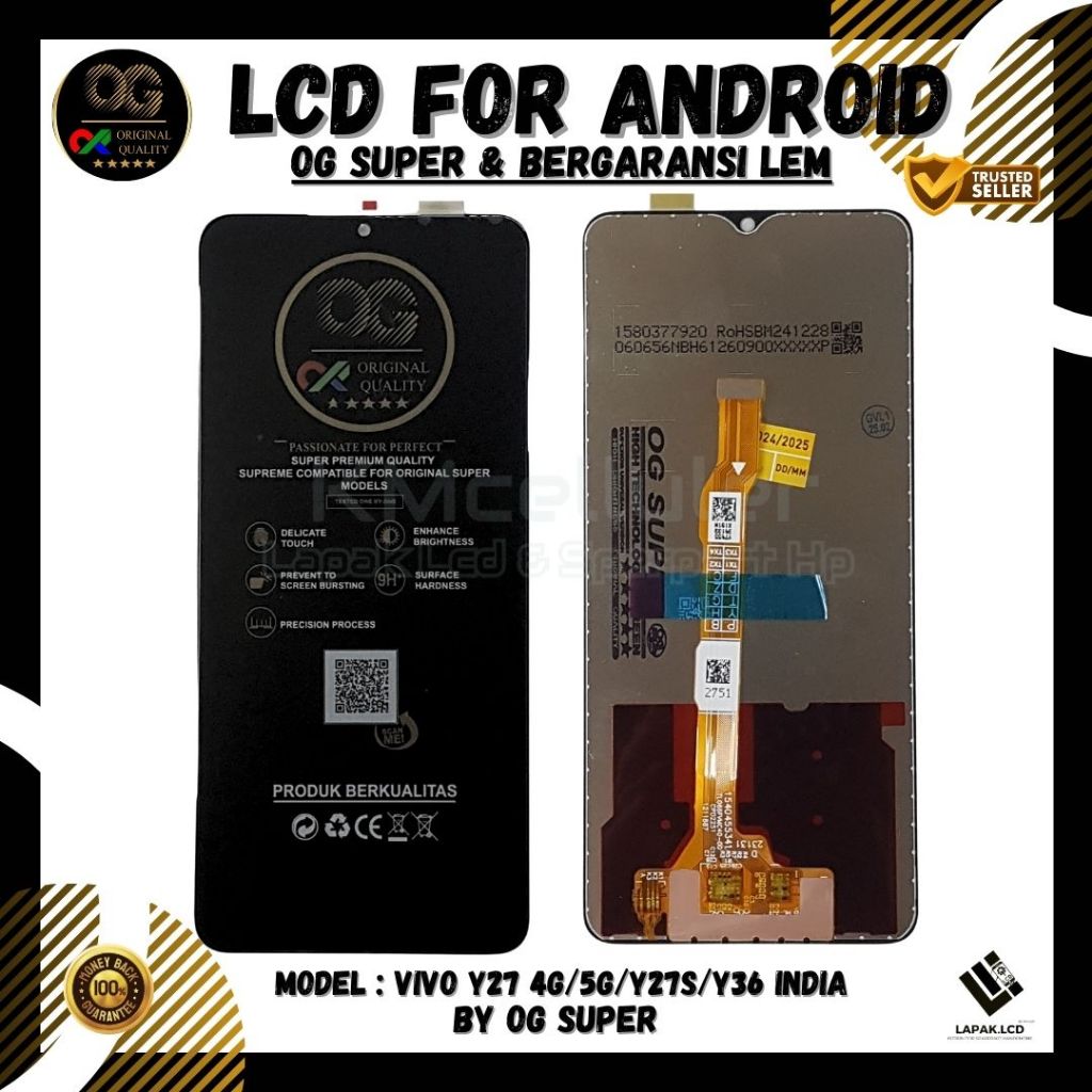 Jual LCD Touchscreen VIVO Y27 4G/5G/Y27S/Y36 INDIA By OG SUPER | Shopee ...