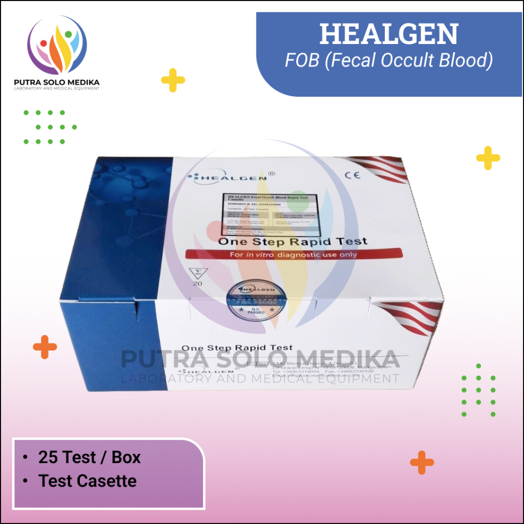 Jual FOB ( Fecal Occult Blood ) Test Cassette Healgen | Shopee Indonesia