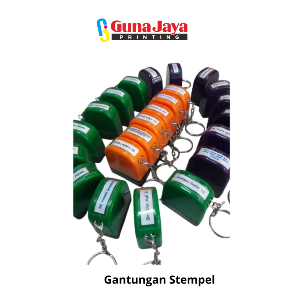 Jual Gantungan Stempel Flash Nama Dokter Perawat Nomor Telpon / Stempel ...