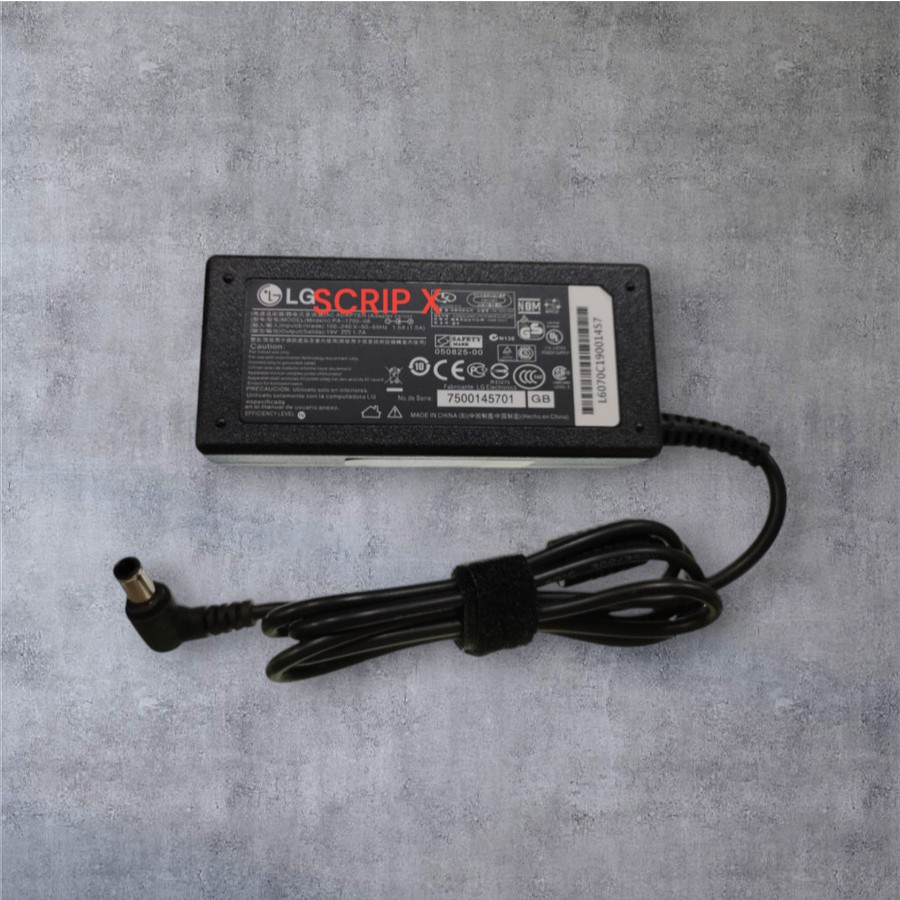 Jual ADAPTOR TV LG Dan Monitor LG 19V 1.7A +KABEL POWER | Shopee Indonesia