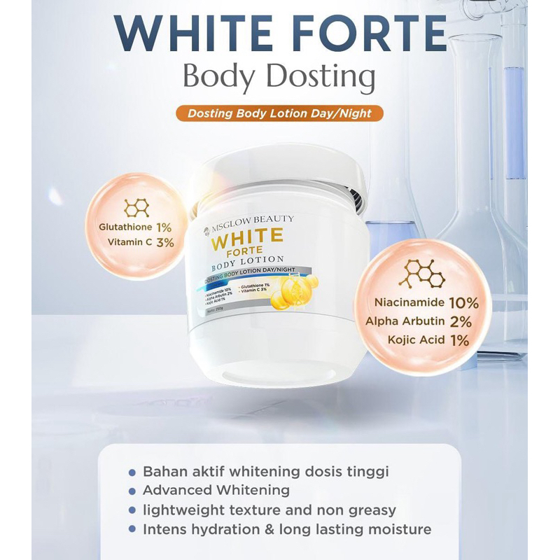Jual White Forte Body Lotion (Dosting Body Lotion Day/Night) | Shopee ...