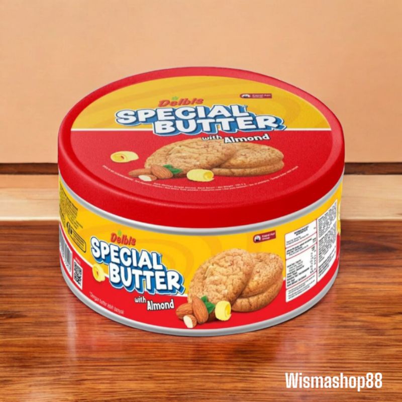 Jual DELBIS SPECIAL BUTTER ALMOND & SPECIAL SANDWICH KEMASAN KALENG 155 ...