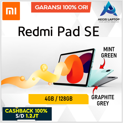 Jual Xiaomi TAB Redmi Pad SE 4/128 GB Garansi Resmi - 4/128GB | Shopee ...