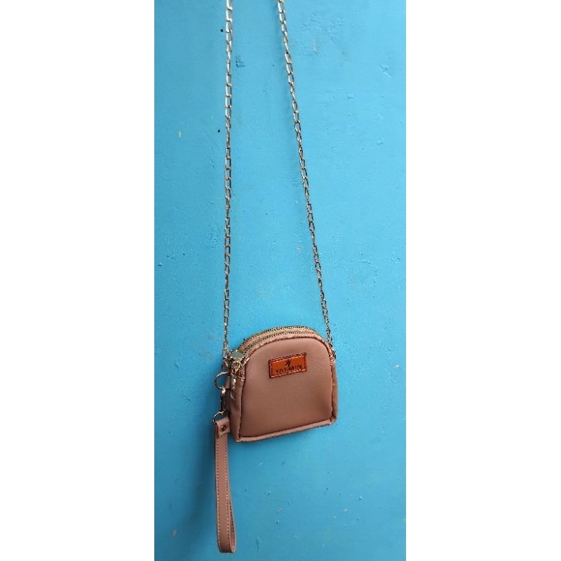 Jual Dompet koin 2 ruang,viona dompet by yasmin free tali panjang rante ...