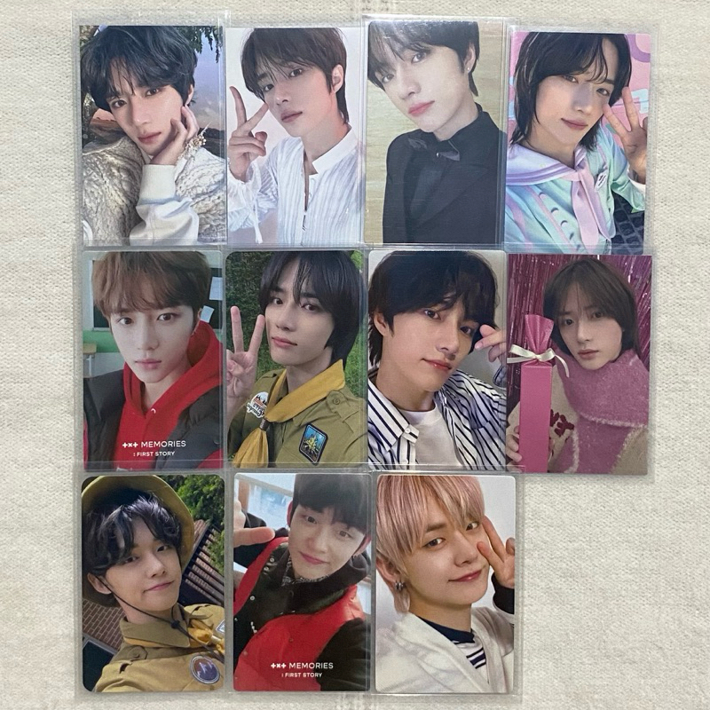 Jual Photocard Official TXT Beomgyu Yeonjun Taehyun Pramuka 1st Memories Sg 24 Renewal Japan ...