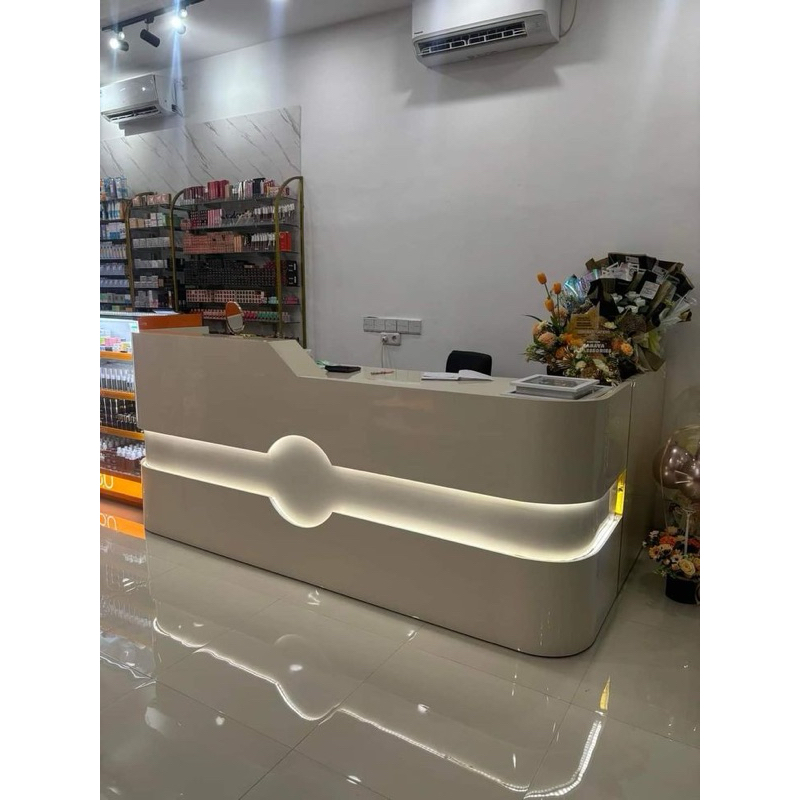 Jual meja kasir, meja resepsionis , meja toko | Shopee Indonesia