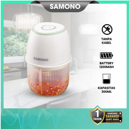 Jual SAMONO Mini Chopper Blender Portable Gilingan Mini Bumbu dan ...