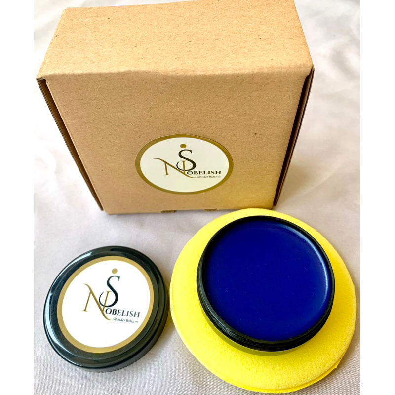 Jual semir sepatu/wonder balsam/leather care/semir /Biru 50gr untuk ...