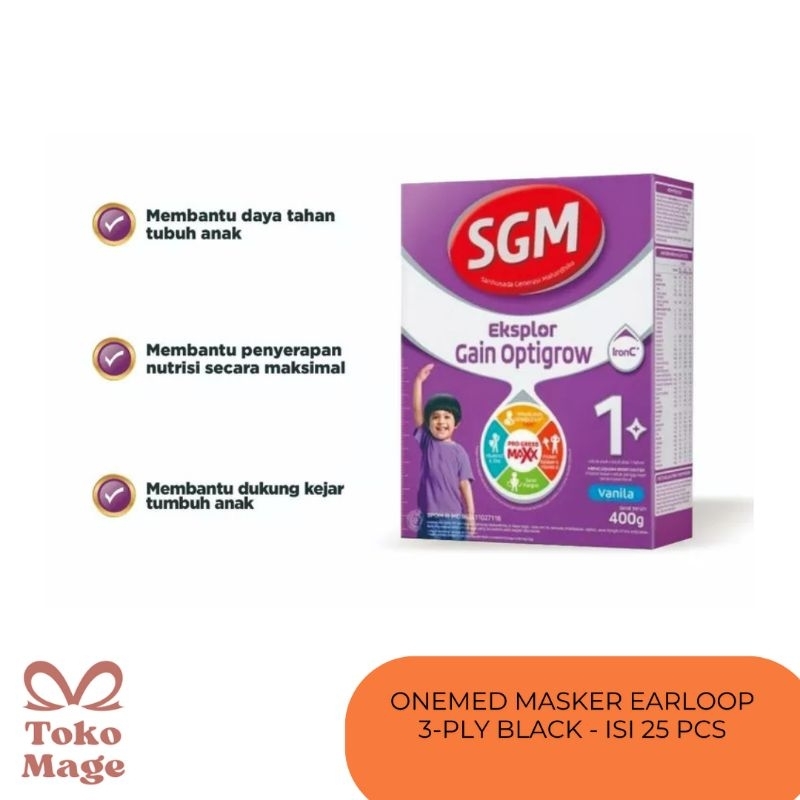 Jual SGM Eksplor Gain Optigrow 1+ Vanila - 400 g | Shopee Indonesia