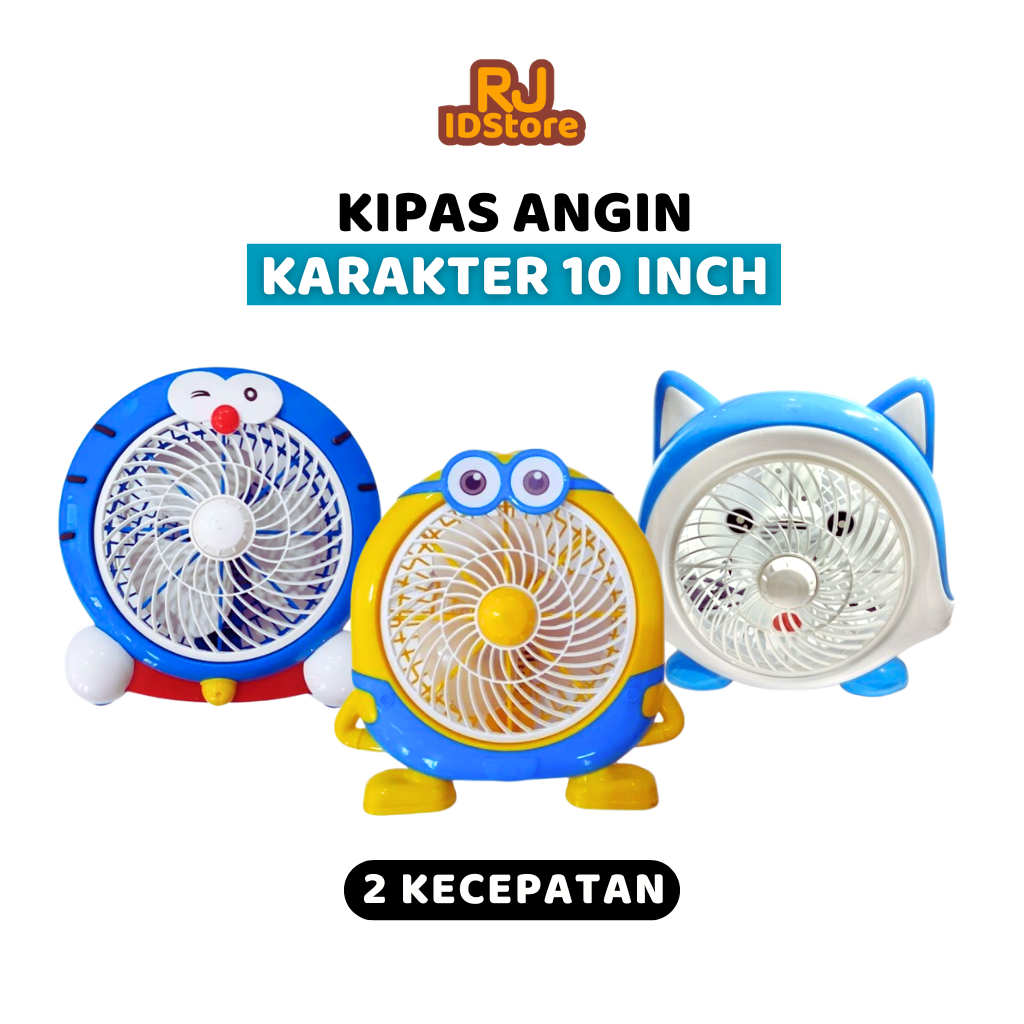 Jual TD Kipas Angin Duduk Karakter Kipas Angin Meja 10 INCH | Shopee Indonesia