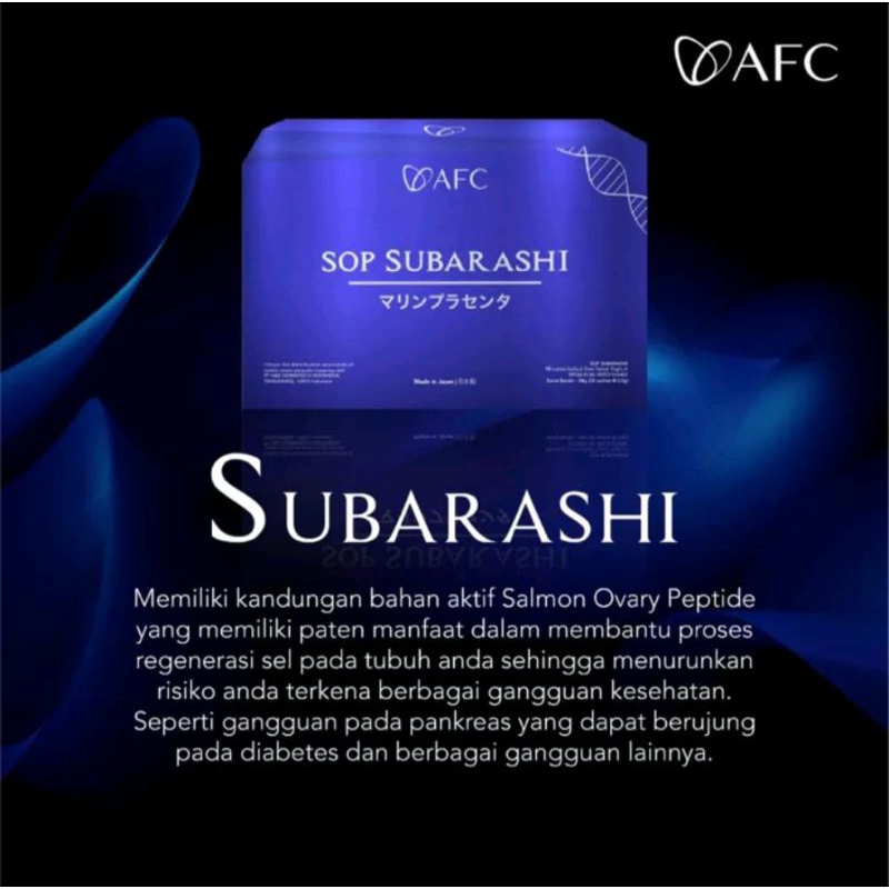 Jual Subarashi Suplemen Jepang Satuan ECER (1 Sachet) Original 100% ...