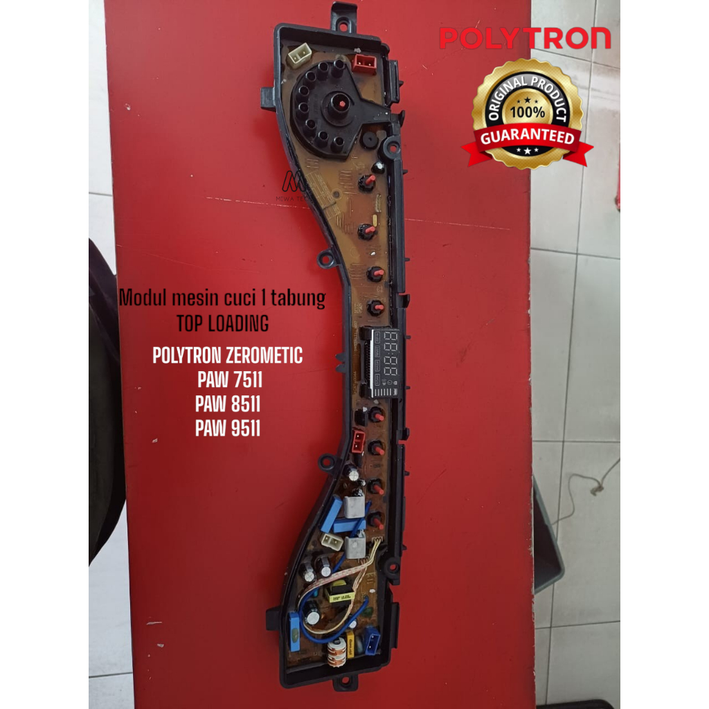 Jual original modul pcb mesin cuci Top Loading polytron PAW 7511 PAW ...