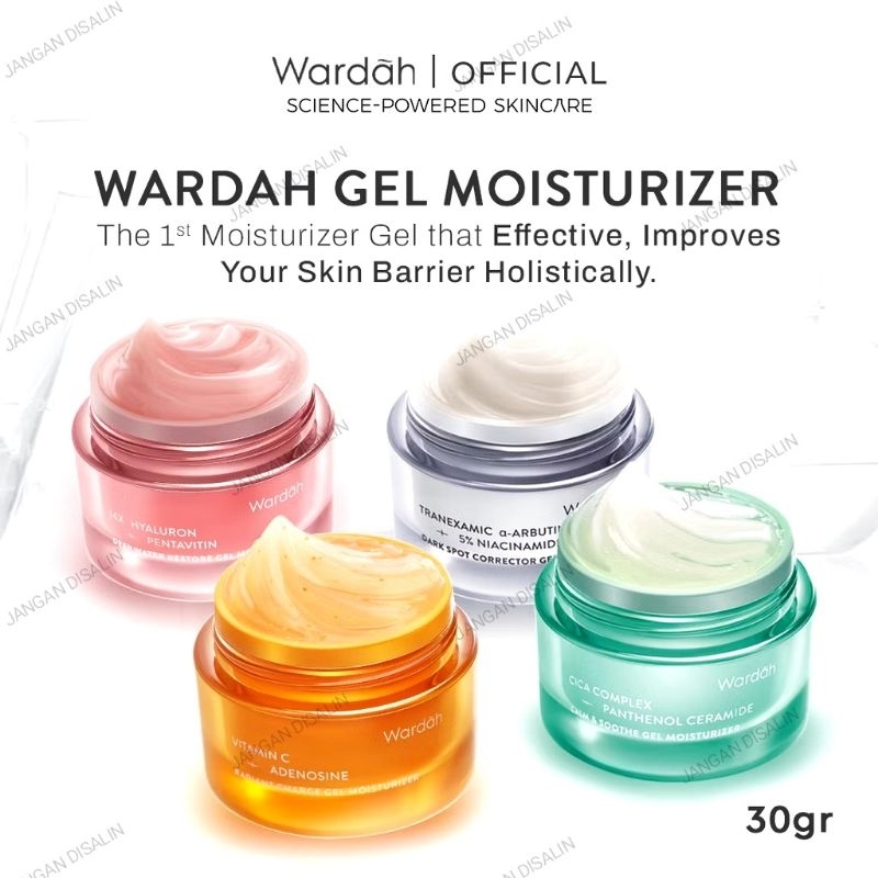 Jual Wardah gel moisturizer, Wardah Crystal secret, wardah hydra rose ...